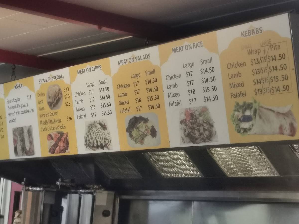 Menu at Kebab Kingdom restaurant, Auckland, 741 Whangaparaoa road manly ...