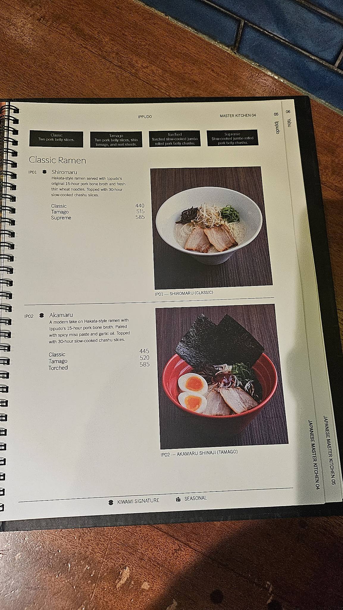 Menu at Kiwami - BGC restaurant, Taguig