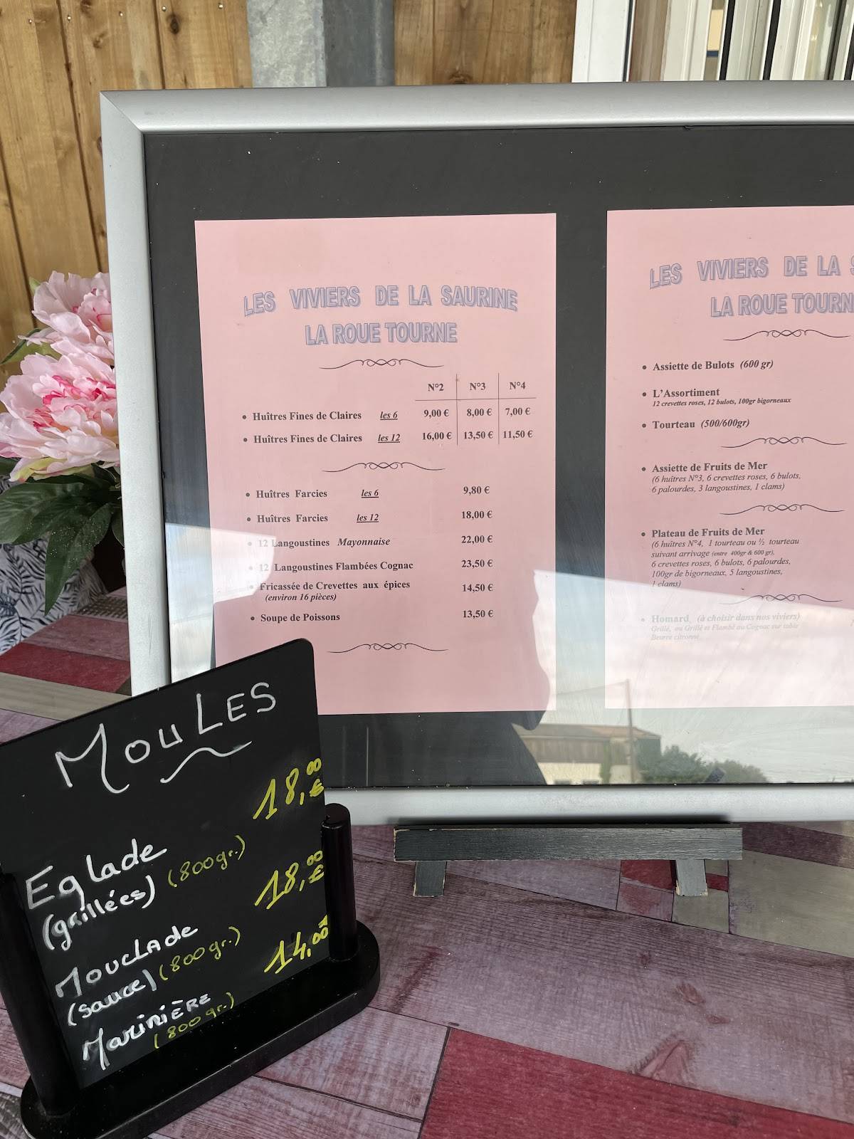 La Roue Tourne Saint Georges D Oleron Menu