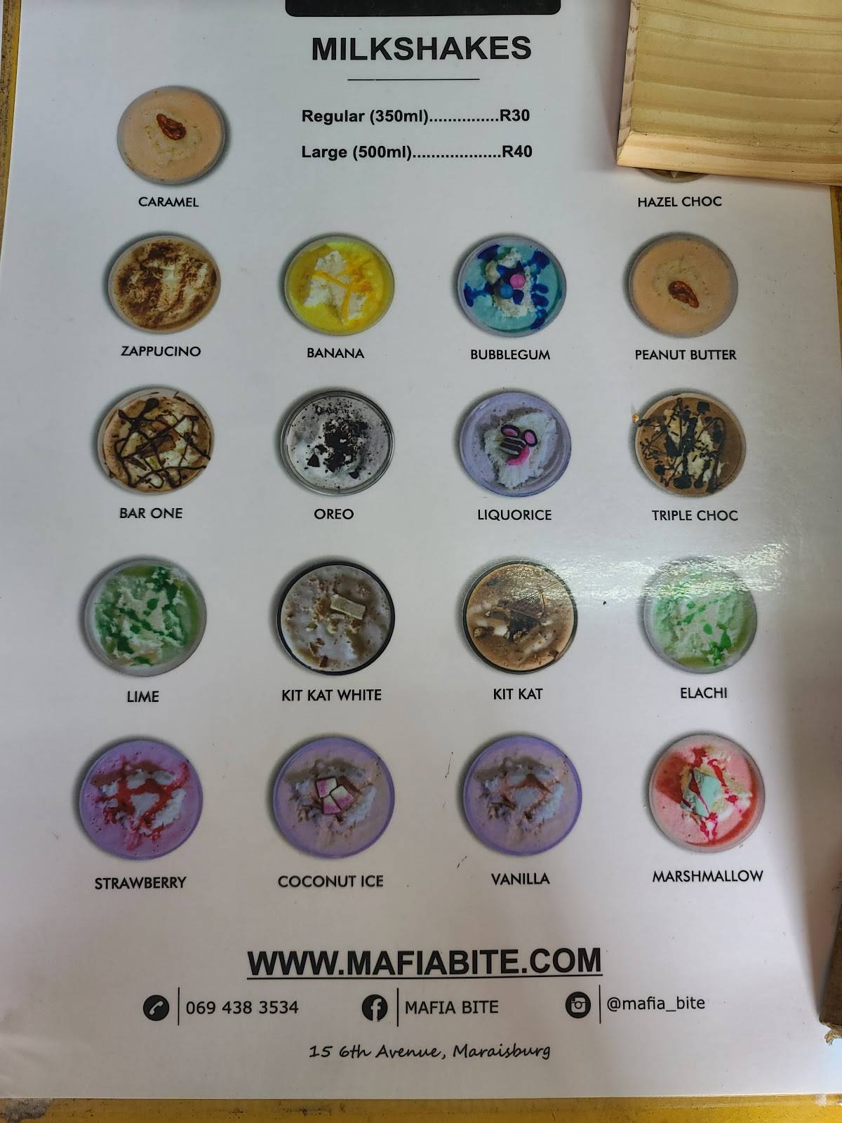 Menu at Mafia Bite - Maraisburg restaurant, Randburg