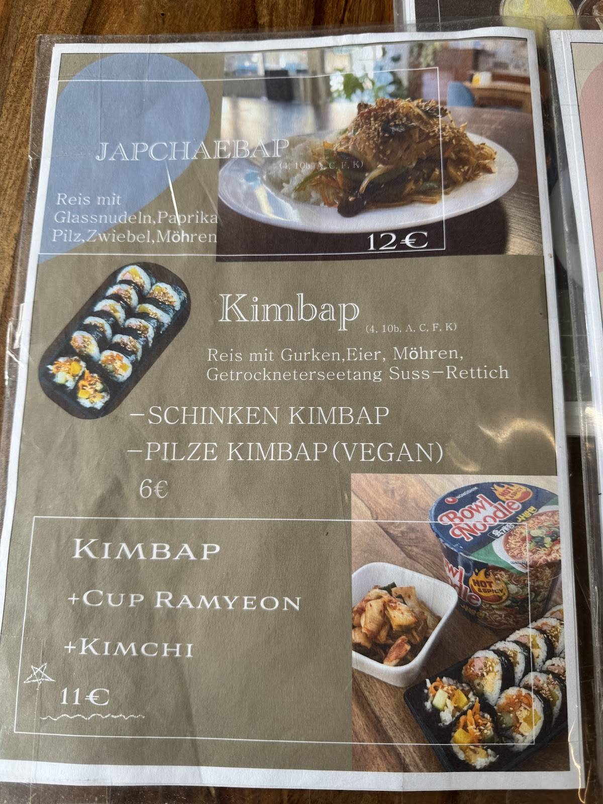 Speisekarte von Mom Cafe & Asia Markt, Essen
