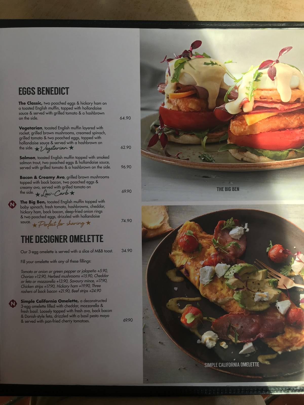 Menu at Mugg & Bean restaurant, Randburg, Boskruin Village