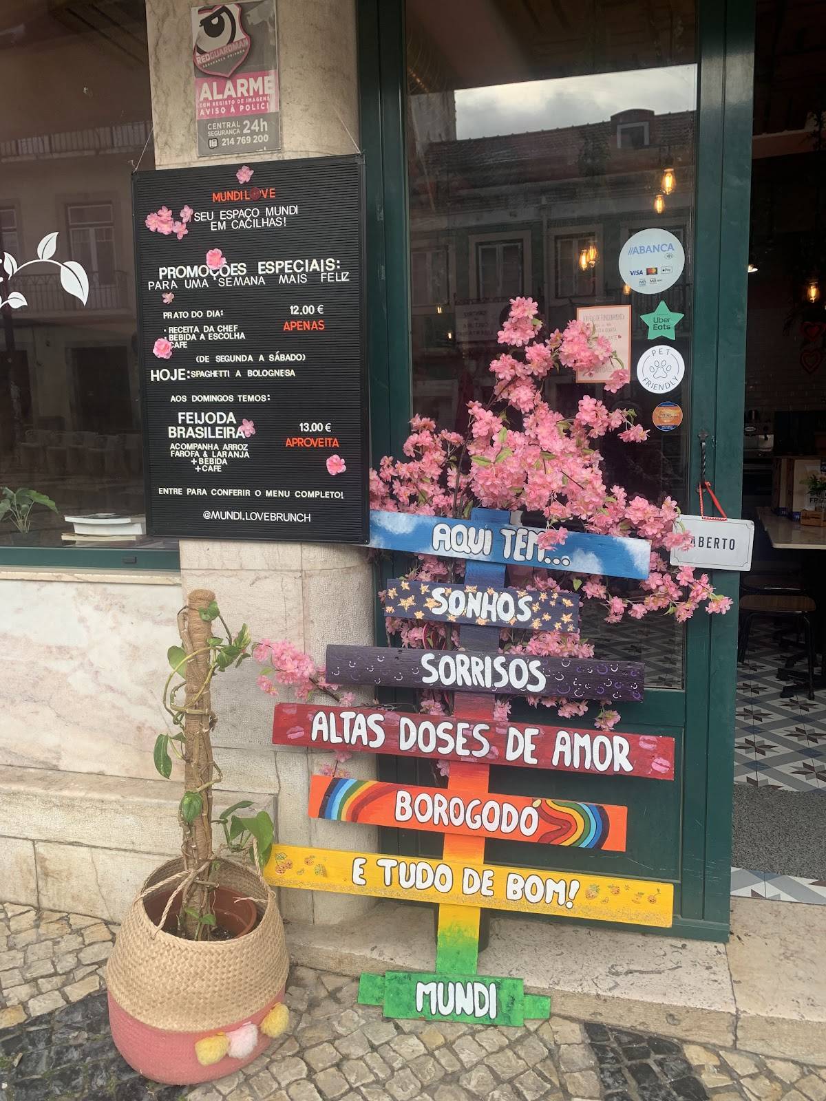 Menu em Mundi Green Café, Almada