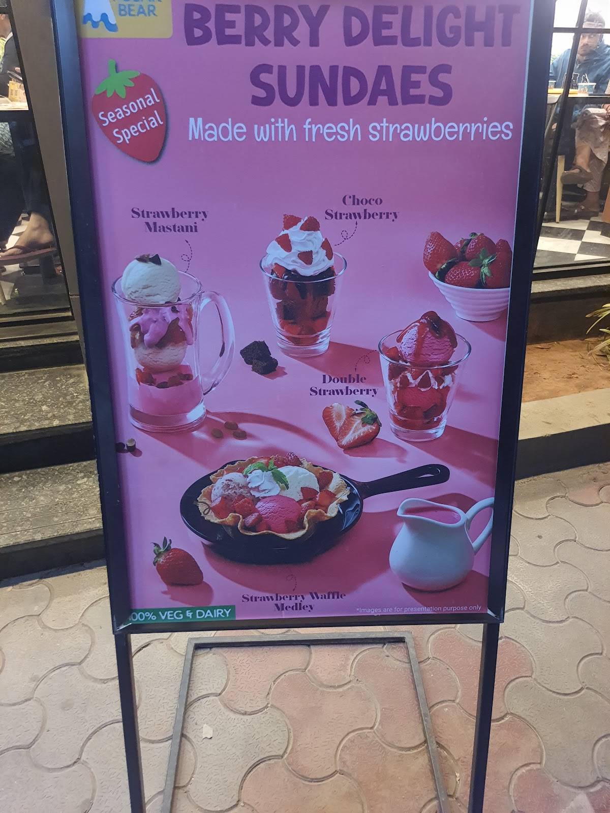 Menu at Polar Bear Ice Cream Sundaes - Kanakapura Road, Bengaluru