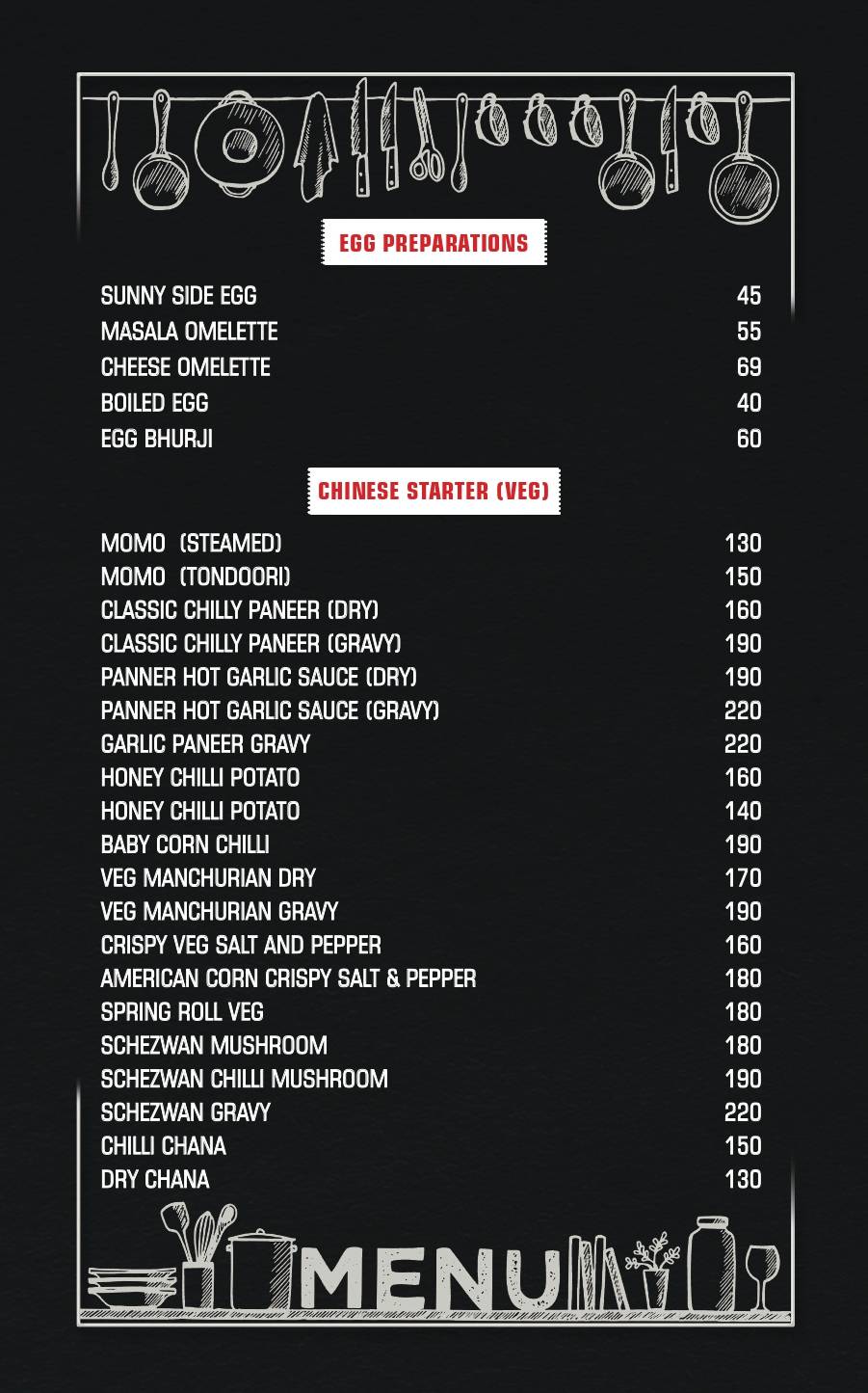 Menu at RAMESWAR LOVE CAFE, Balangir