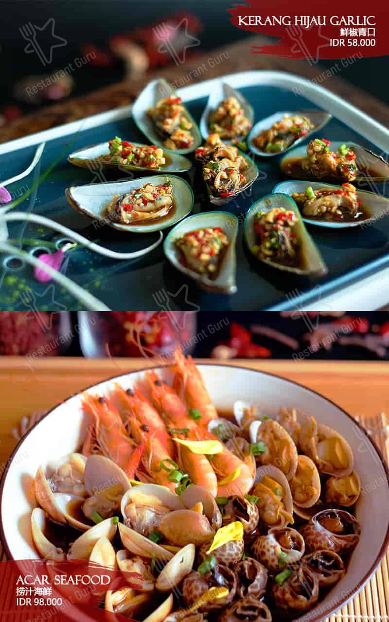 Menu at Seven Kingdoms restaurant, Jakarta