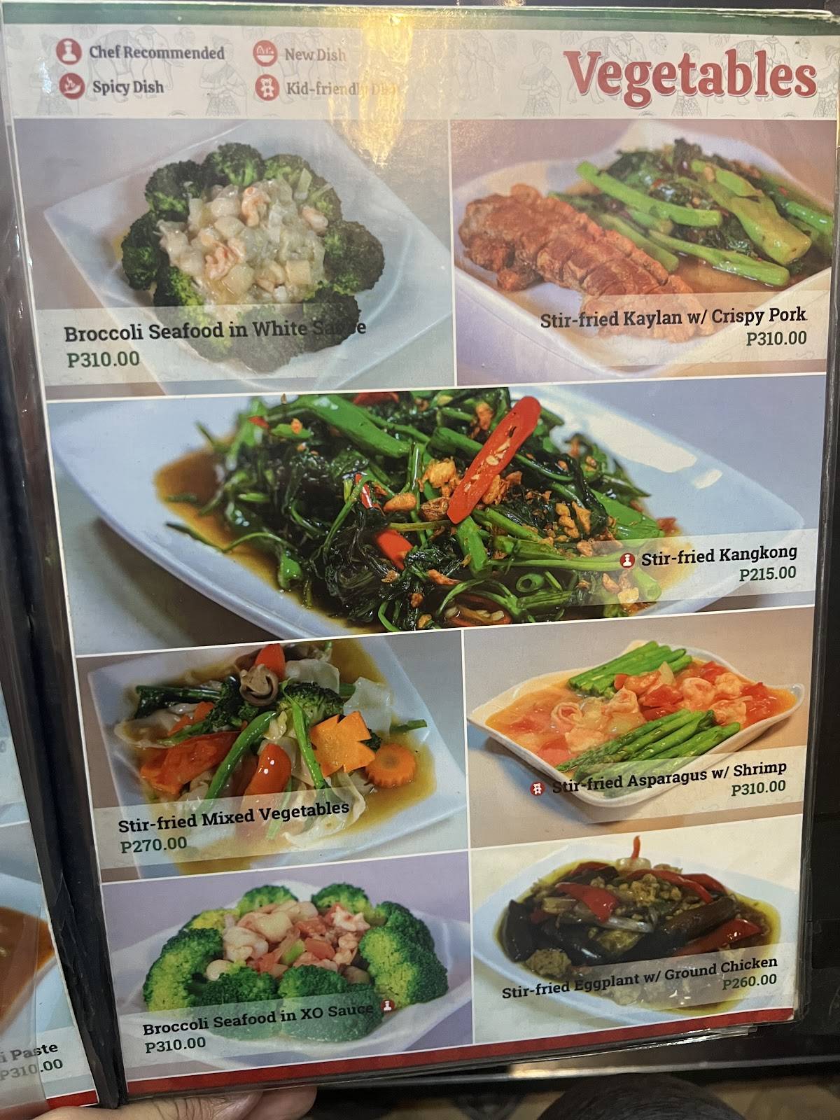 Menu at Smile Elephant Thai Restaurant, Pasig