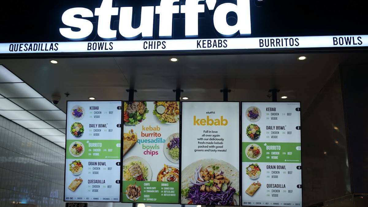 Menu at Stuff’d - One Ayala restaurant, Makati