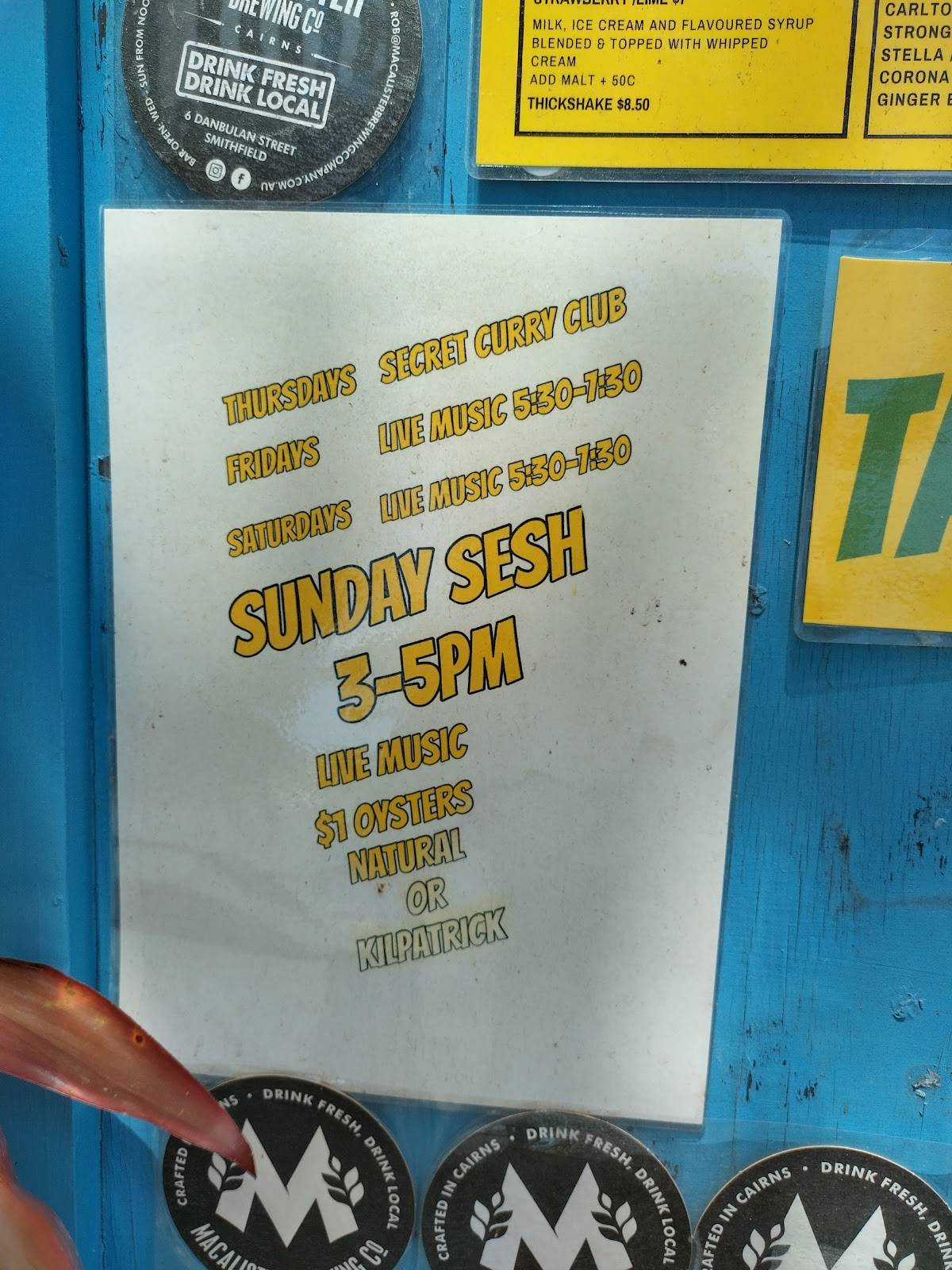 Menu at Ten 06 Cafe Bar, Yorkeys Knob