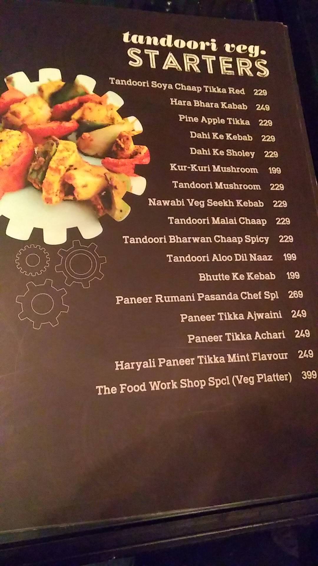 Menu at The Food Workshop, Ghaziabad, C-84