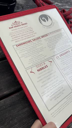 Menu at The Henny Swan restaurant, Sudbury, Henny Rd