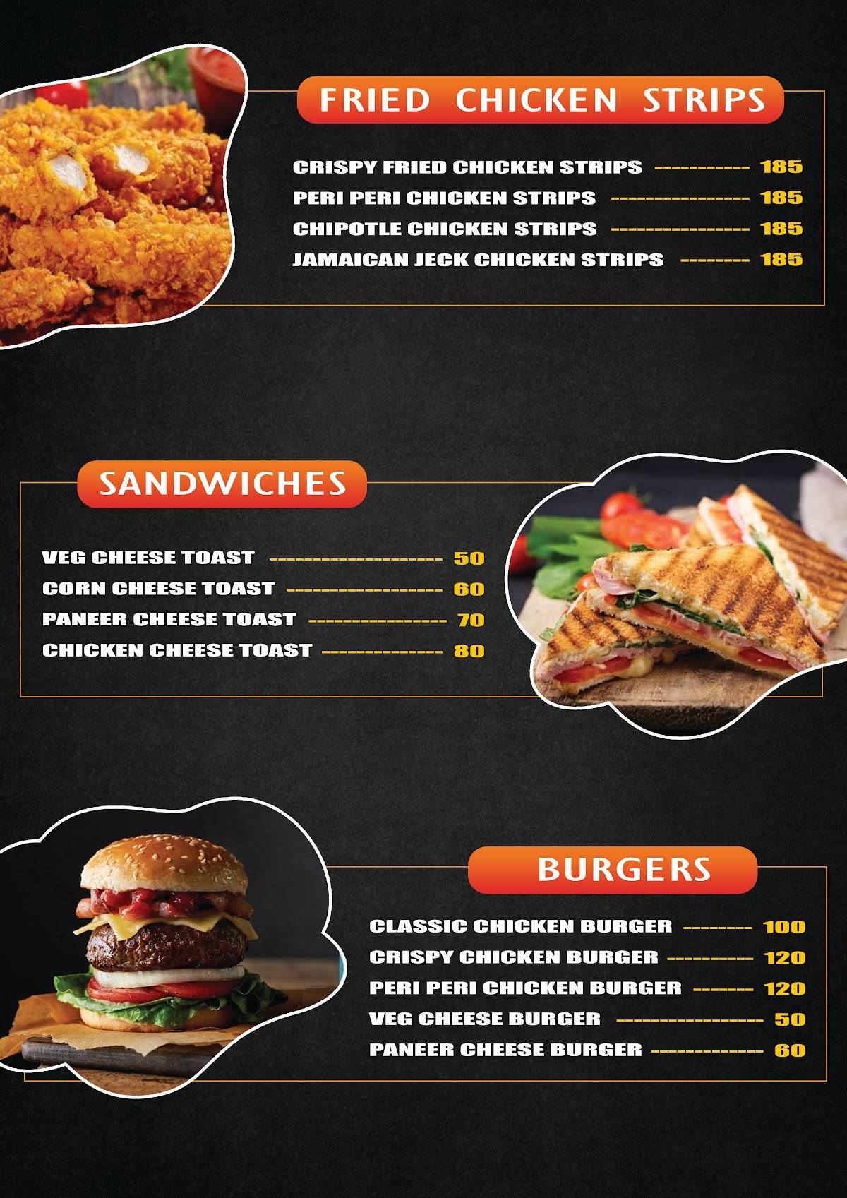 Menu at Zion multi cafe, Chennai