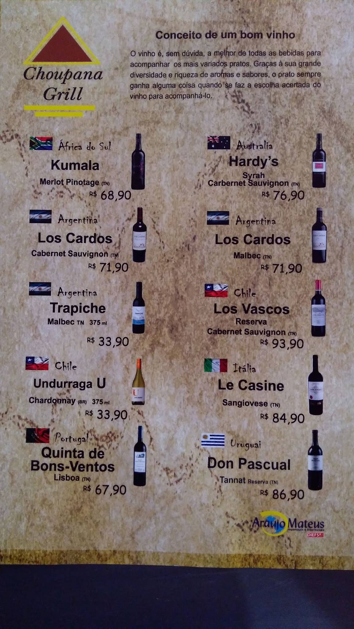 Menu em Restaurante Choupana Grill, Simões Filho, R. Maria Quitéria