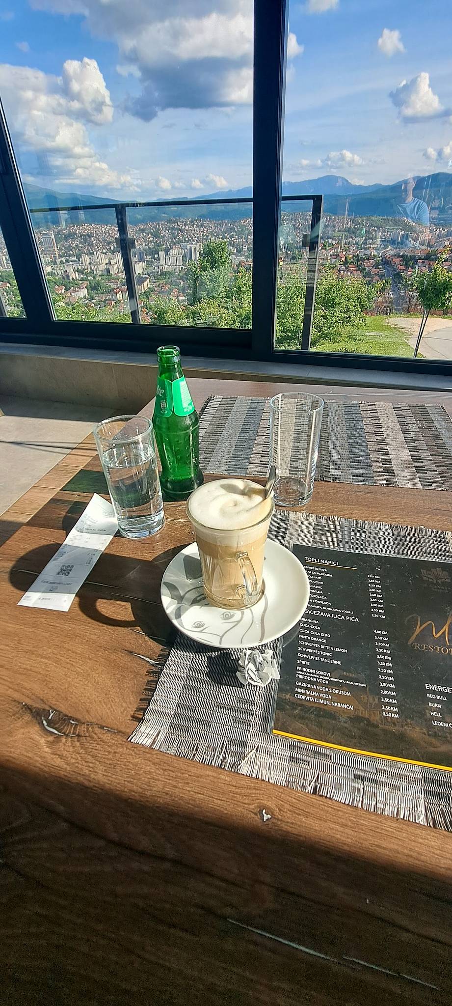 Menu at Restoran Žuč/ Dom oslobodilaca Žuč restaurant, Sarajevo