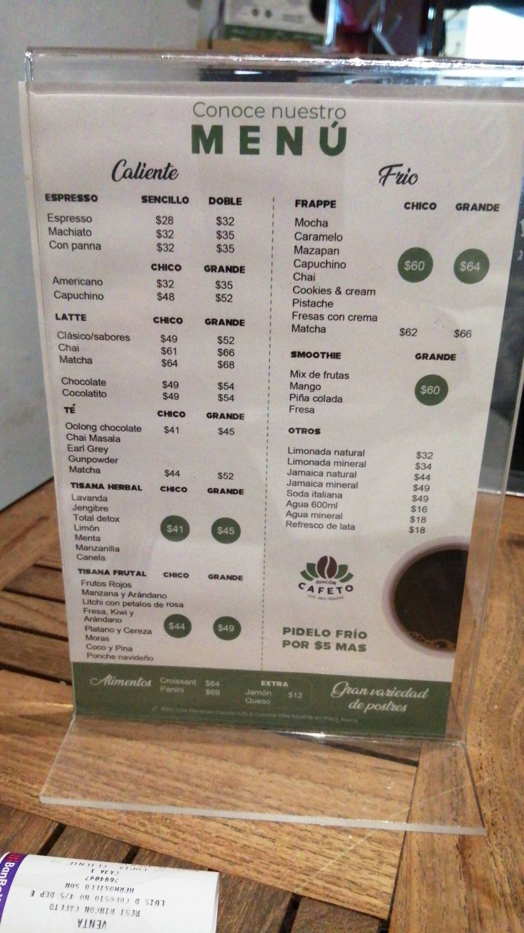 Carta de Rincón Cafeto, Hermosillo, Av. Luis Donaldo Colosio Murrieta 425-E