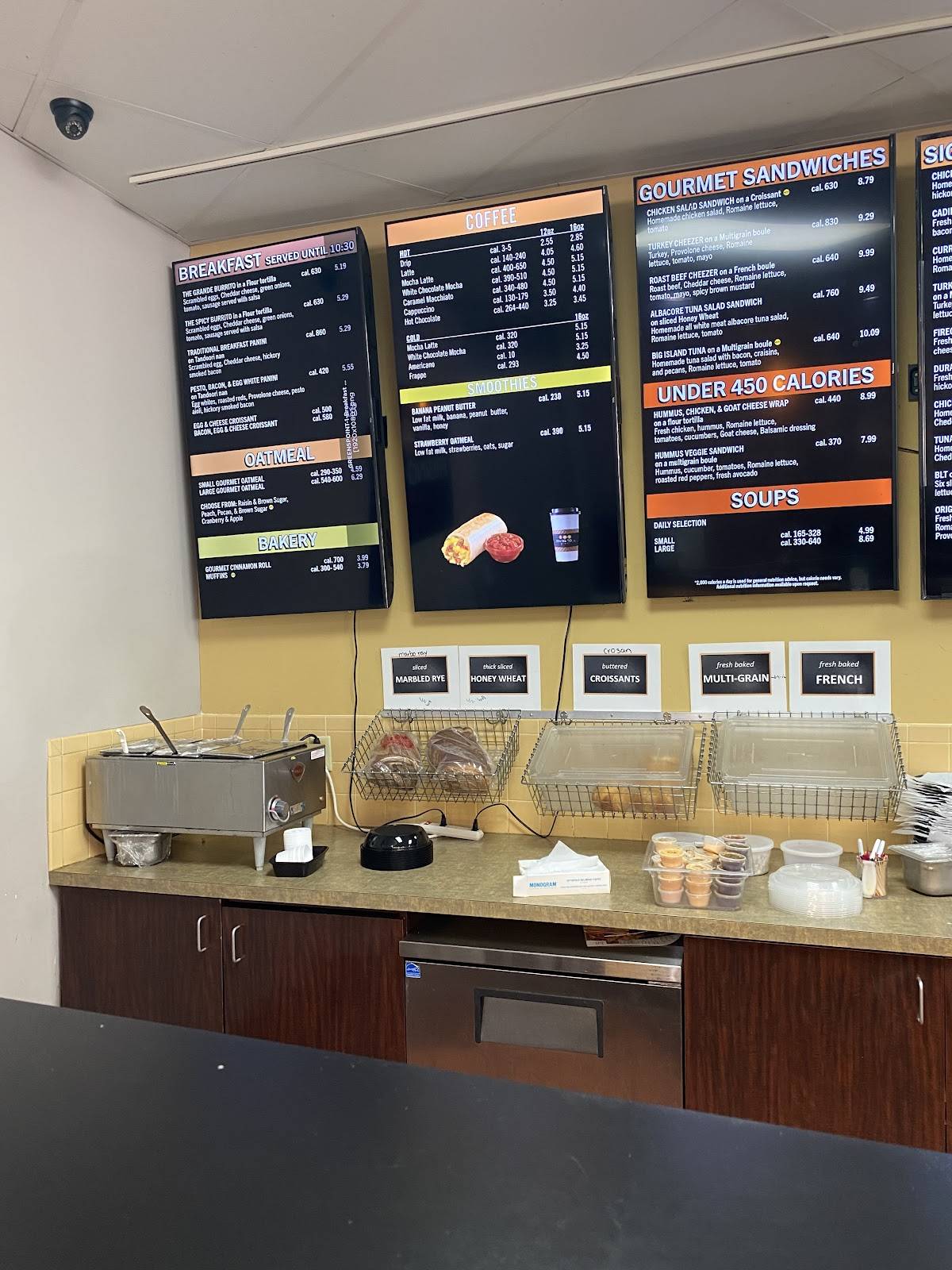 Menu at Rising Roll Gourmet Cafe', Houston