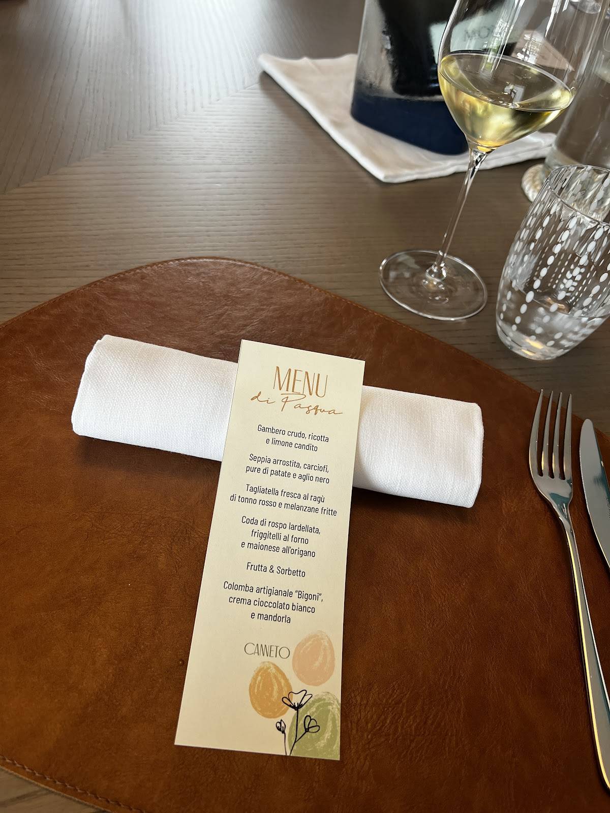 Menu da Ristorante Canneto, Paratico
