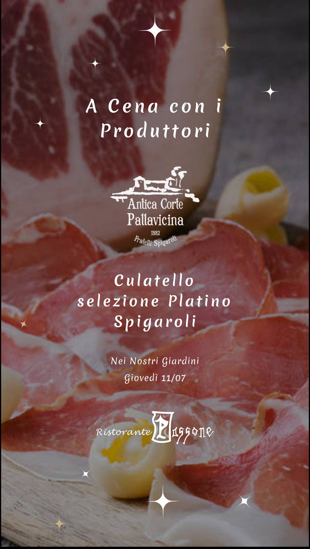 Menu at Ristorante Passone, Montevecchia