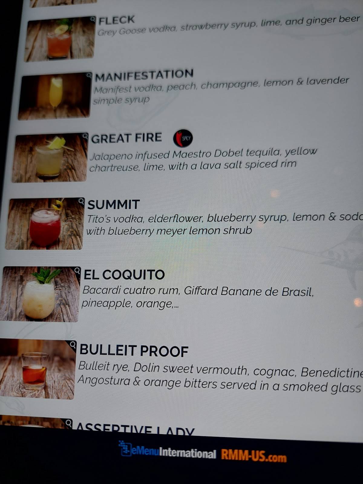 Menu at River & Post restaurant, Jacksonville