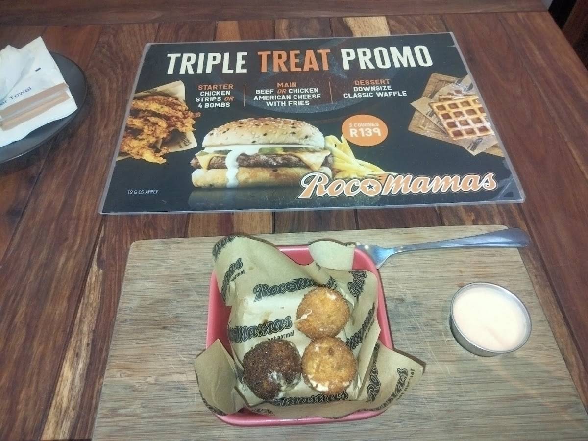 Menu au RocoMamas Cape Gate restaurant, Le Cap