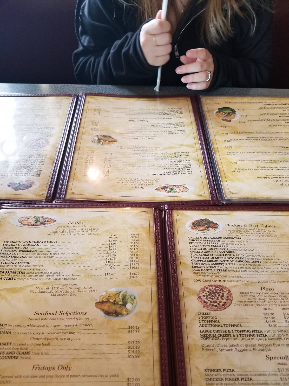Menu at Roman Cafe, North Tonawanda