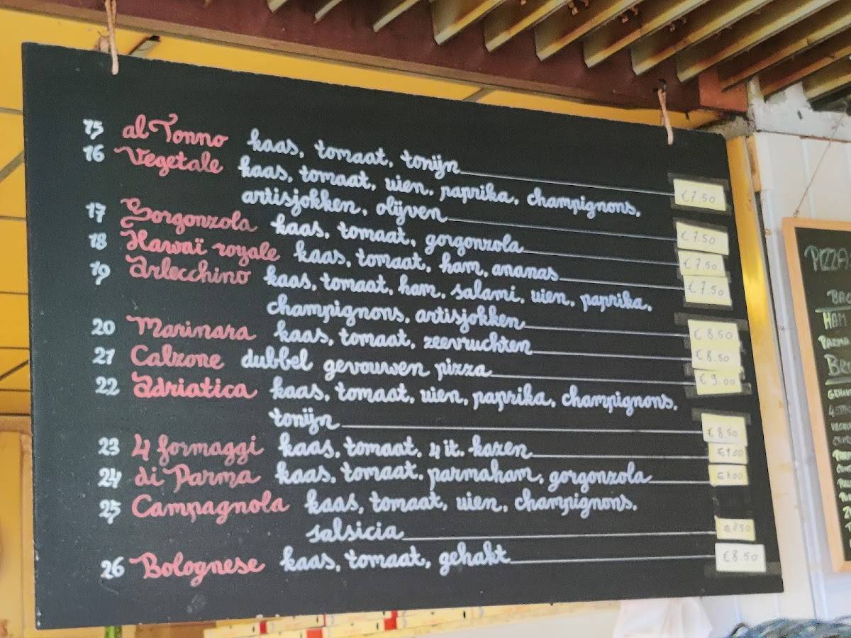 Speisekarte von Little Italy, Rotterdam