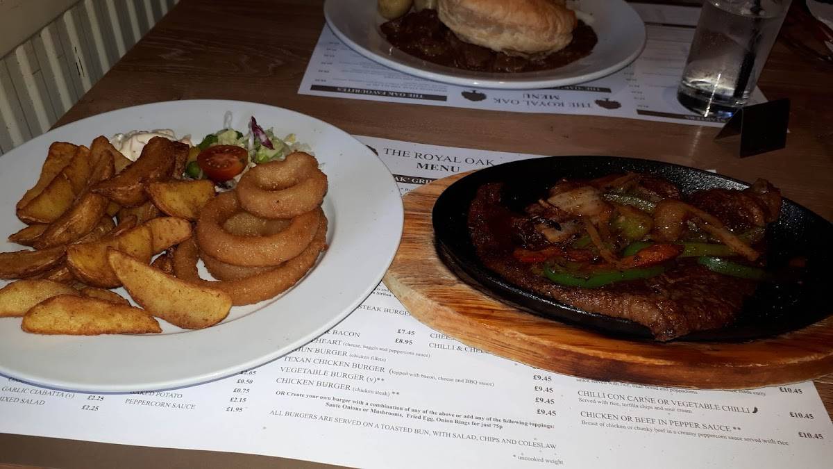 Menu at Royal Oak Alloa pub & bar, Alloa