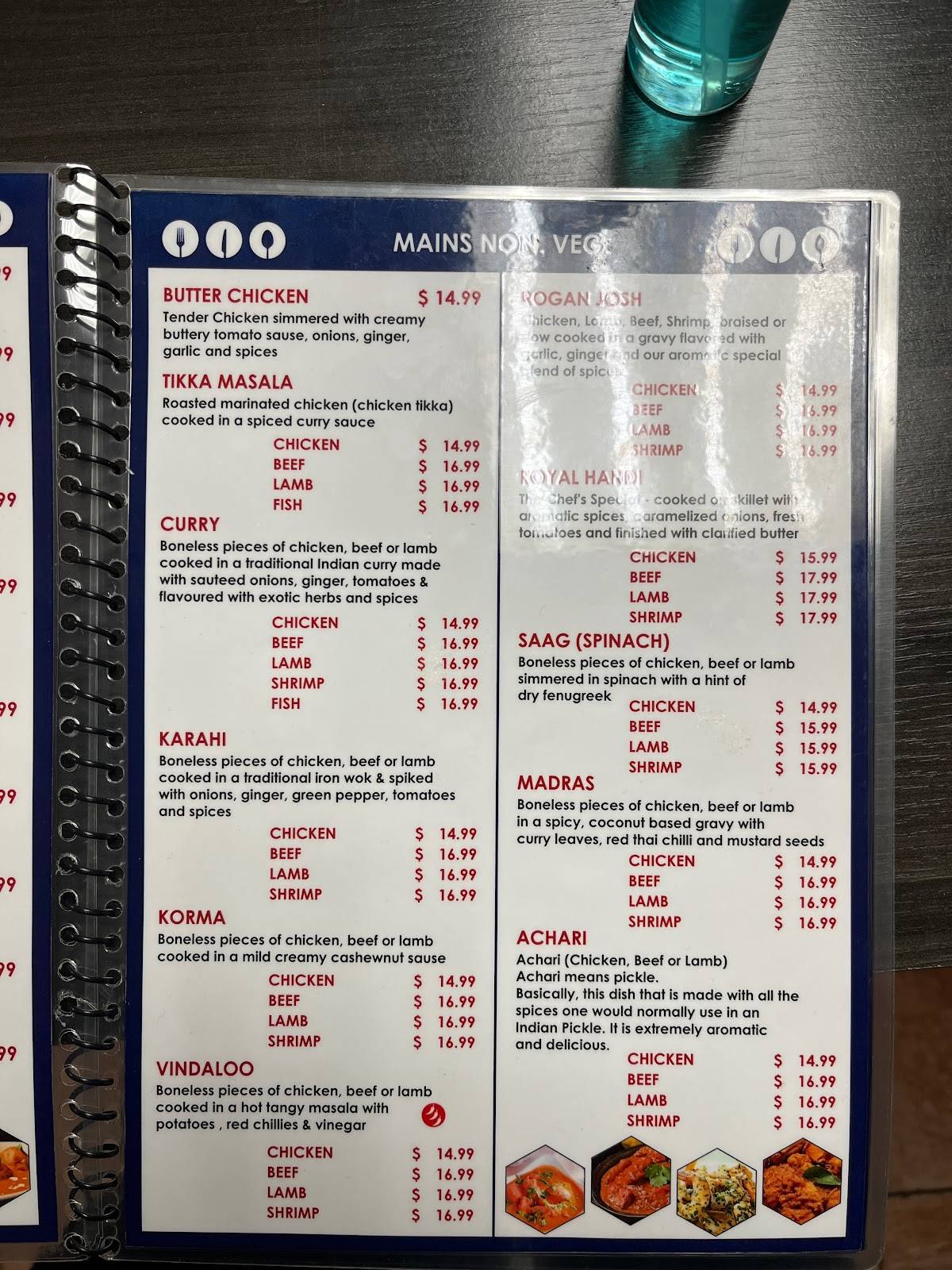 Menu at Royal Spice Indian & hakka chinese Restaurant, Hamilton, Main St E