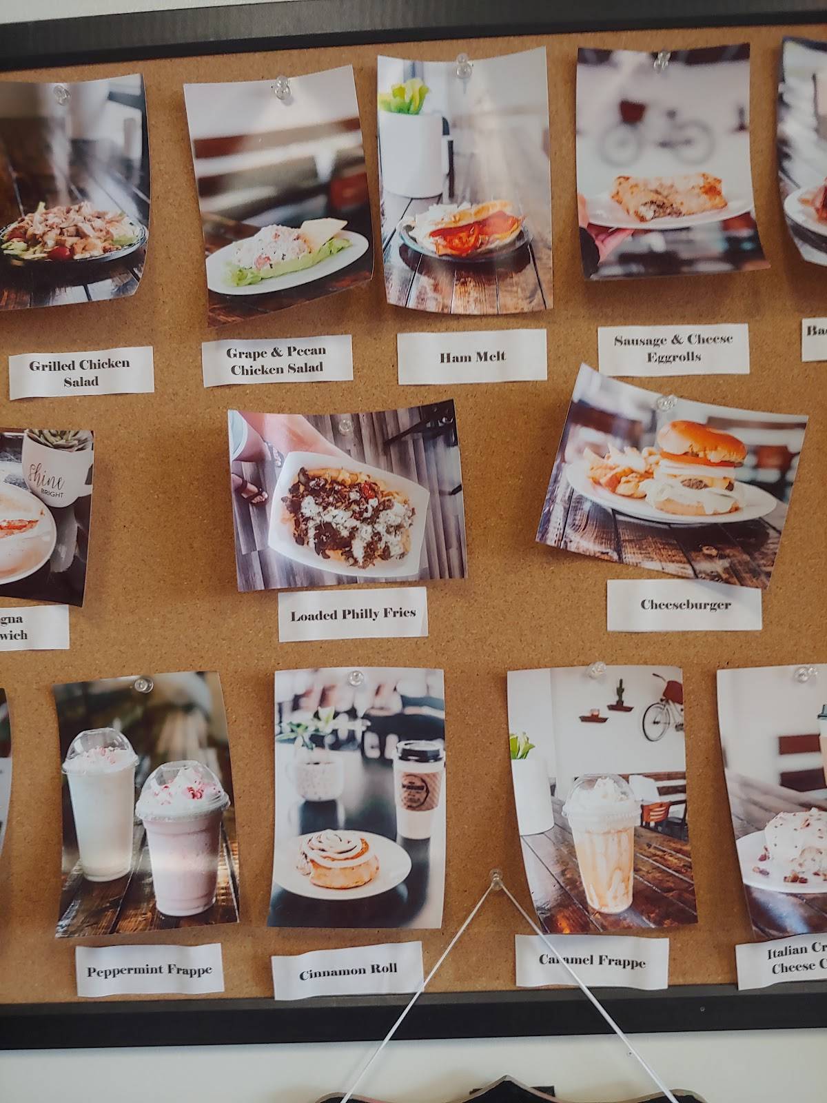 Menu at The Grind Cafe and Coffee Shop, Russellville