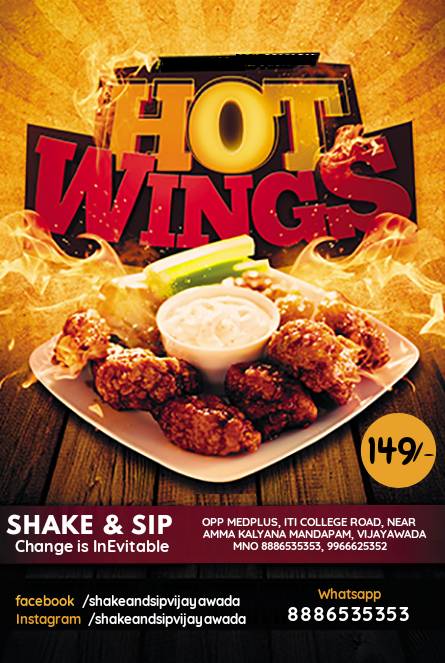 Menu at SHAKE AND SIP, Vijayawada