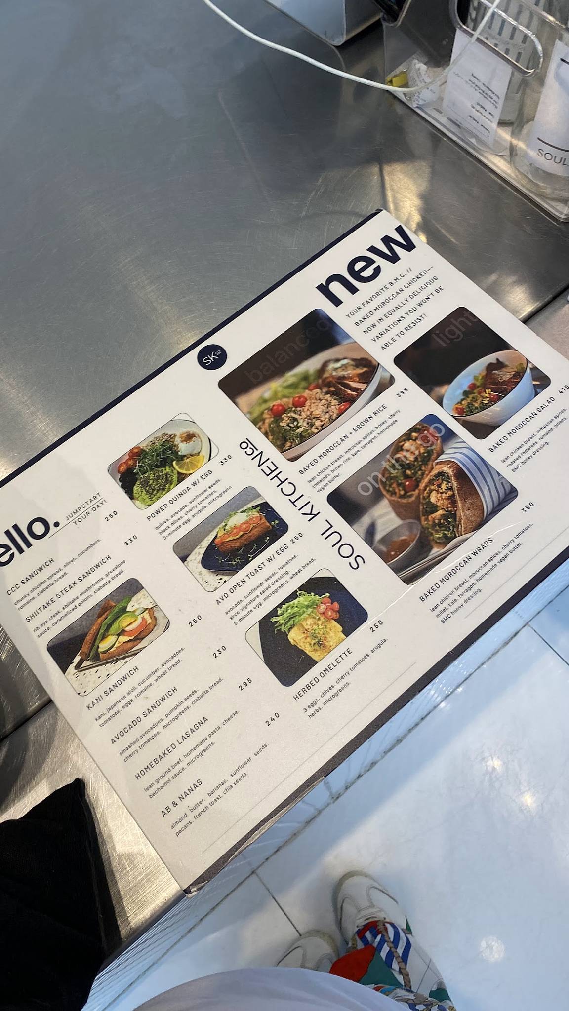 Menu at SOUL Kitchen Co (Grab & Go North) restaurant, Davao City