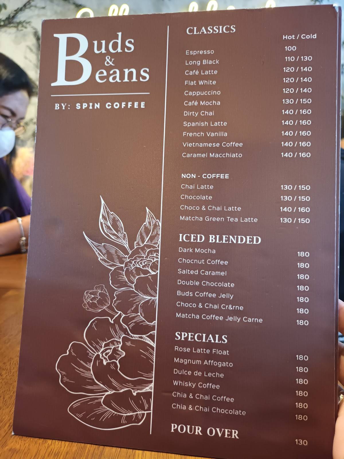 Menu at SPIN Coffee Kalayaan restaurant, Quezon City