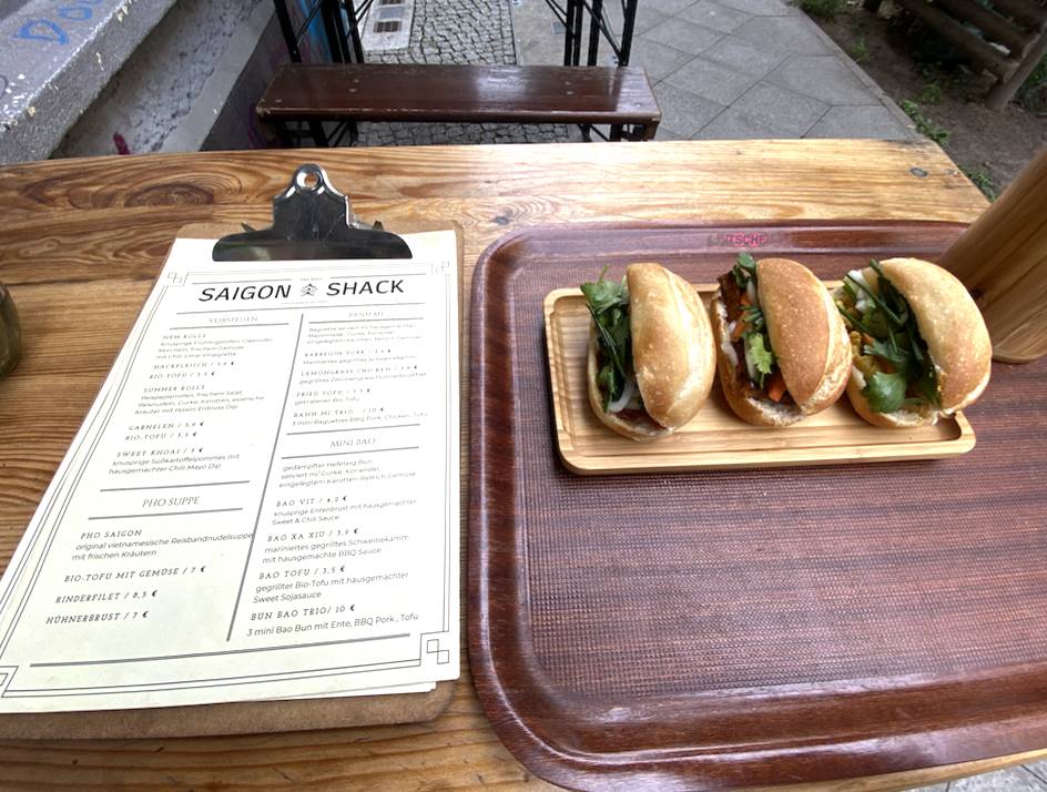 Speisekarte von SAIGON SHACK restaurant, Berlin