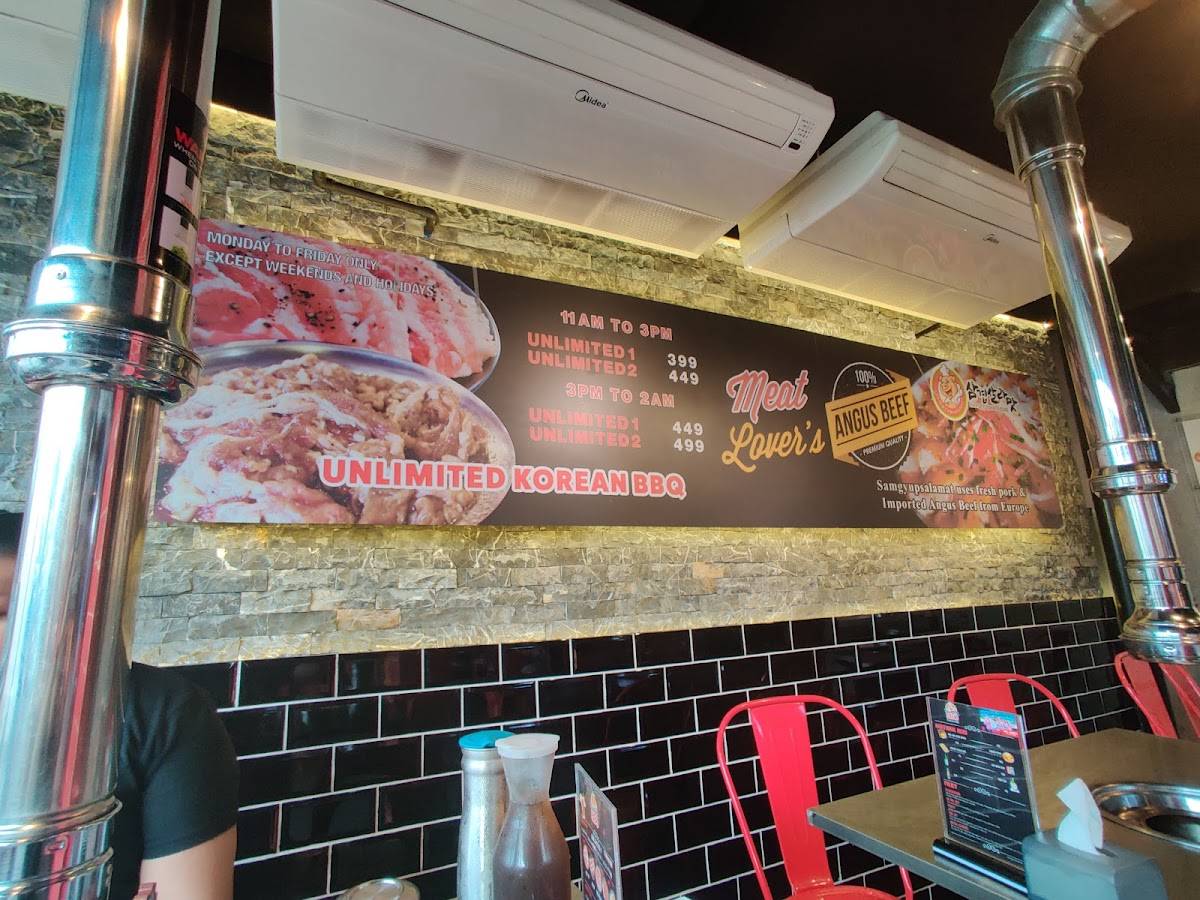 Carta del restaurante Samgyupsalamat - Kalayaan Plaza, Ciudad Quezon