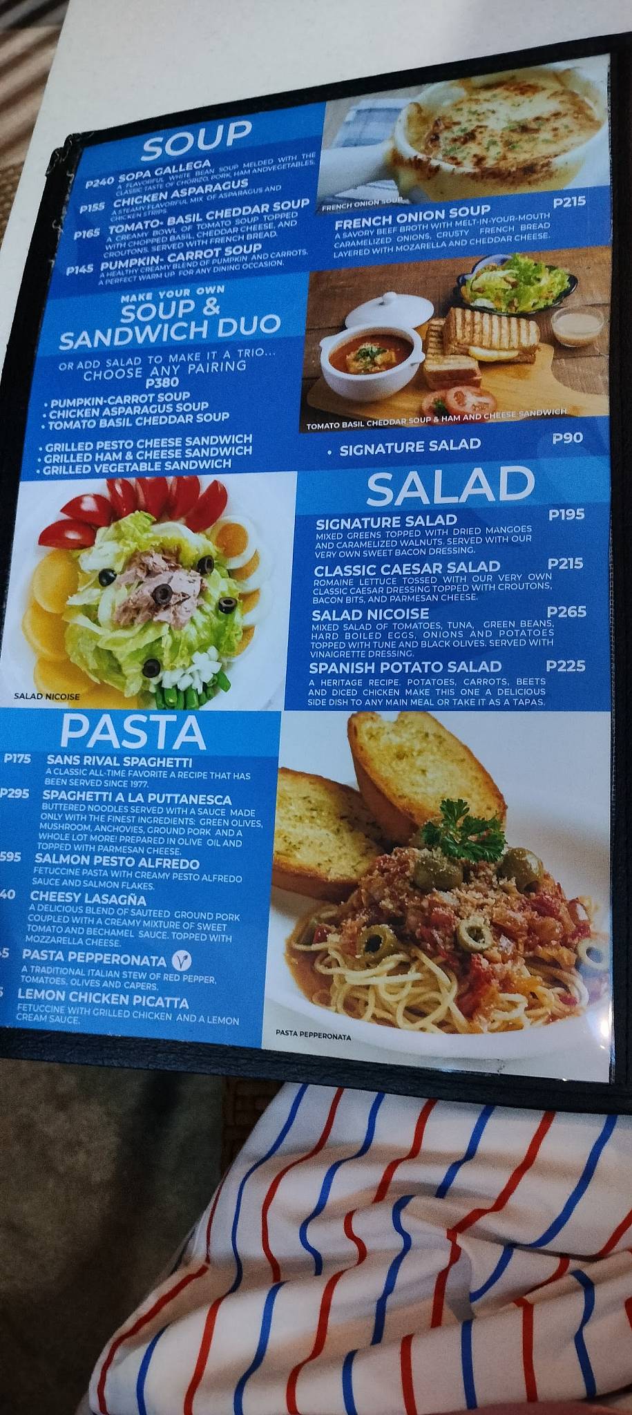 Menu at Sans Rival Cakes & Pastries-8 Centrale Banawa restaurant, Cebu City