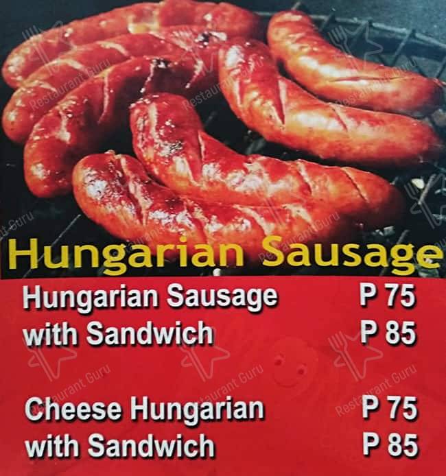 Menu at Sausage Hub, Santa Rosa