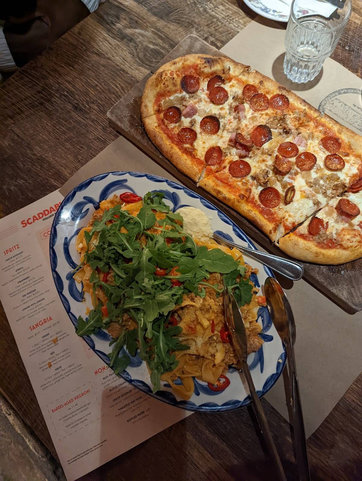 Menu at Scaddabush Italian Kitchen & Bar Vaughan, Toronto, 20 Colossus Dr