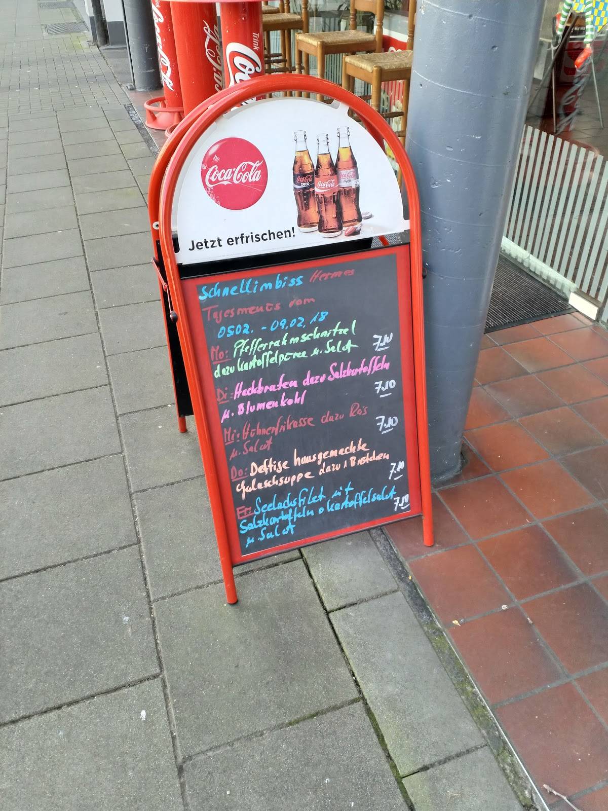 Speisekarte von Schnellimbiss Hermes restaurant, Köln