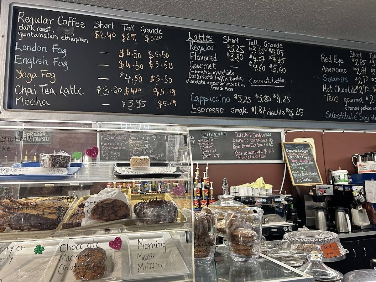 Menu at Shananigan's Bistro Coffee & Dessert Bar, Prince Albert