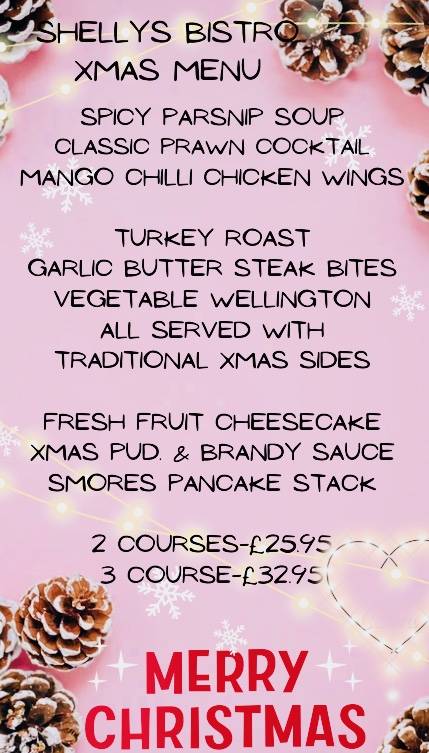 Menu at Shelly's bistro pub & bar, Swaffham