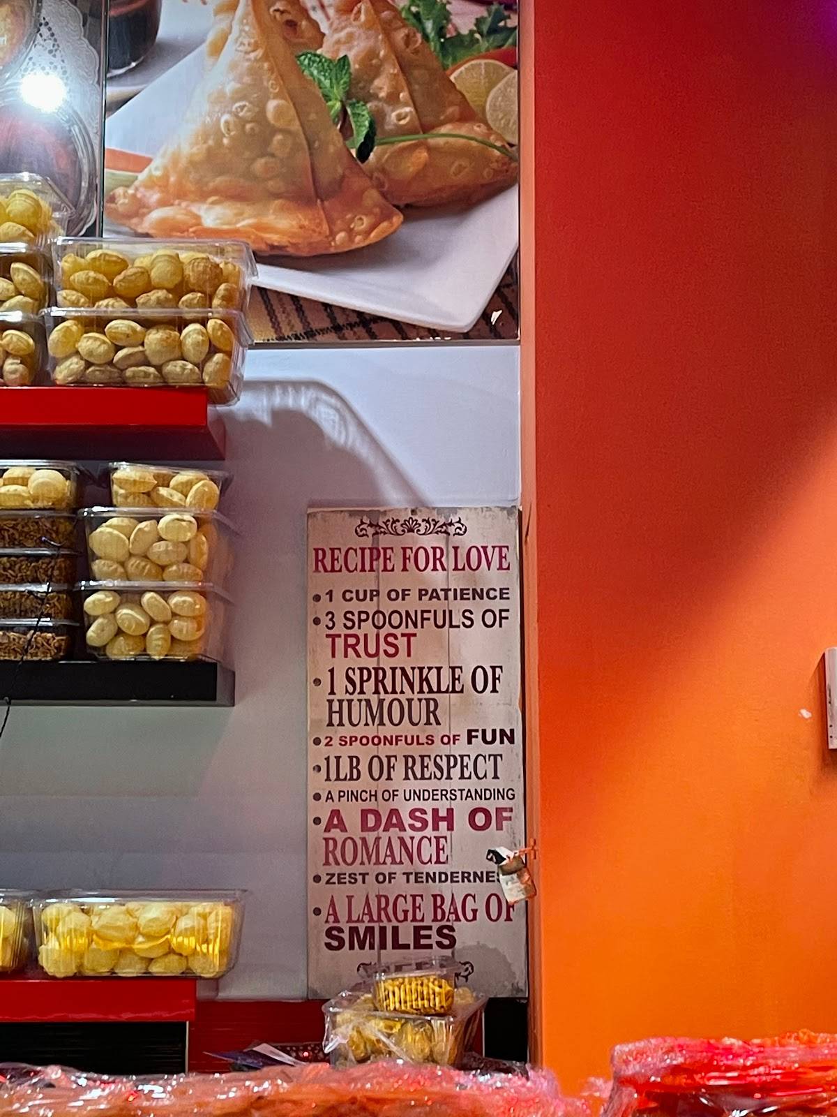 Menu at Shivay Indian Sweets restaurant, Tipton
