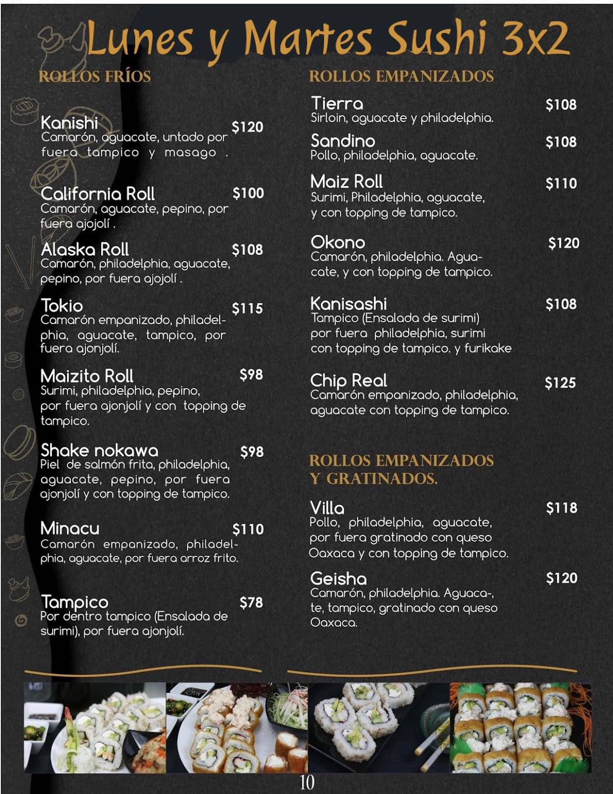 Carta del restaurante Shoku Sushi Saltillo400, Torreón, Calzada ...