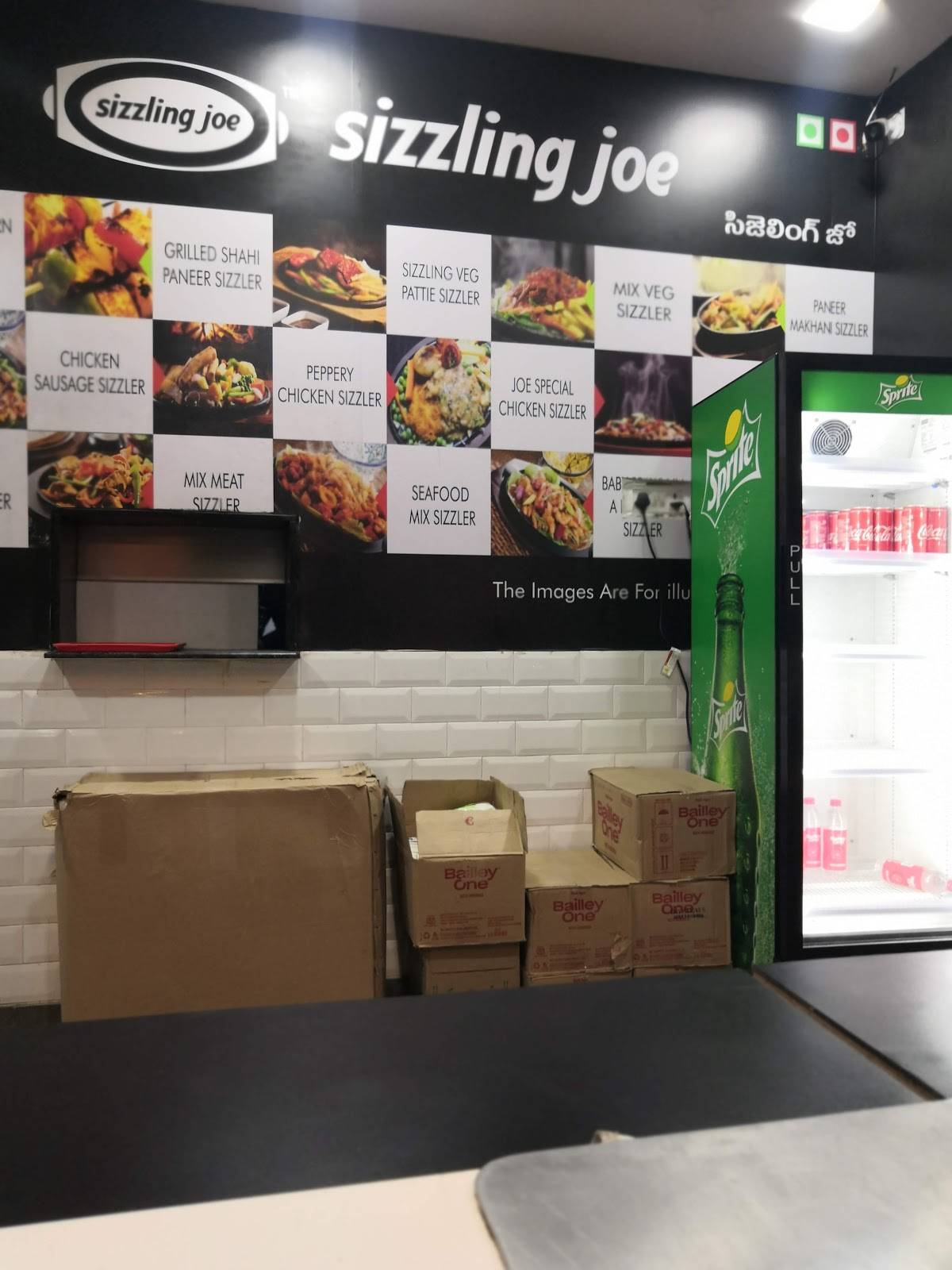 Menu at Sizzling Joe, Hyderabad, Sizzling Joe