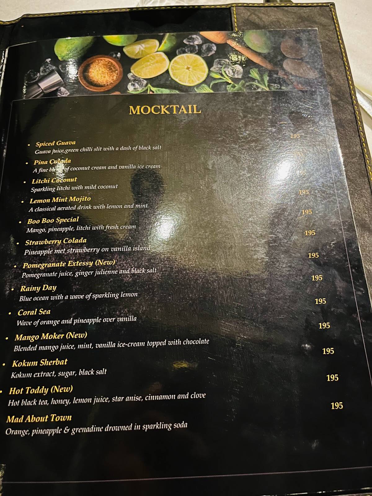 Menu at Sizzling Salsa, Dumas, Rajhans Belliza (B