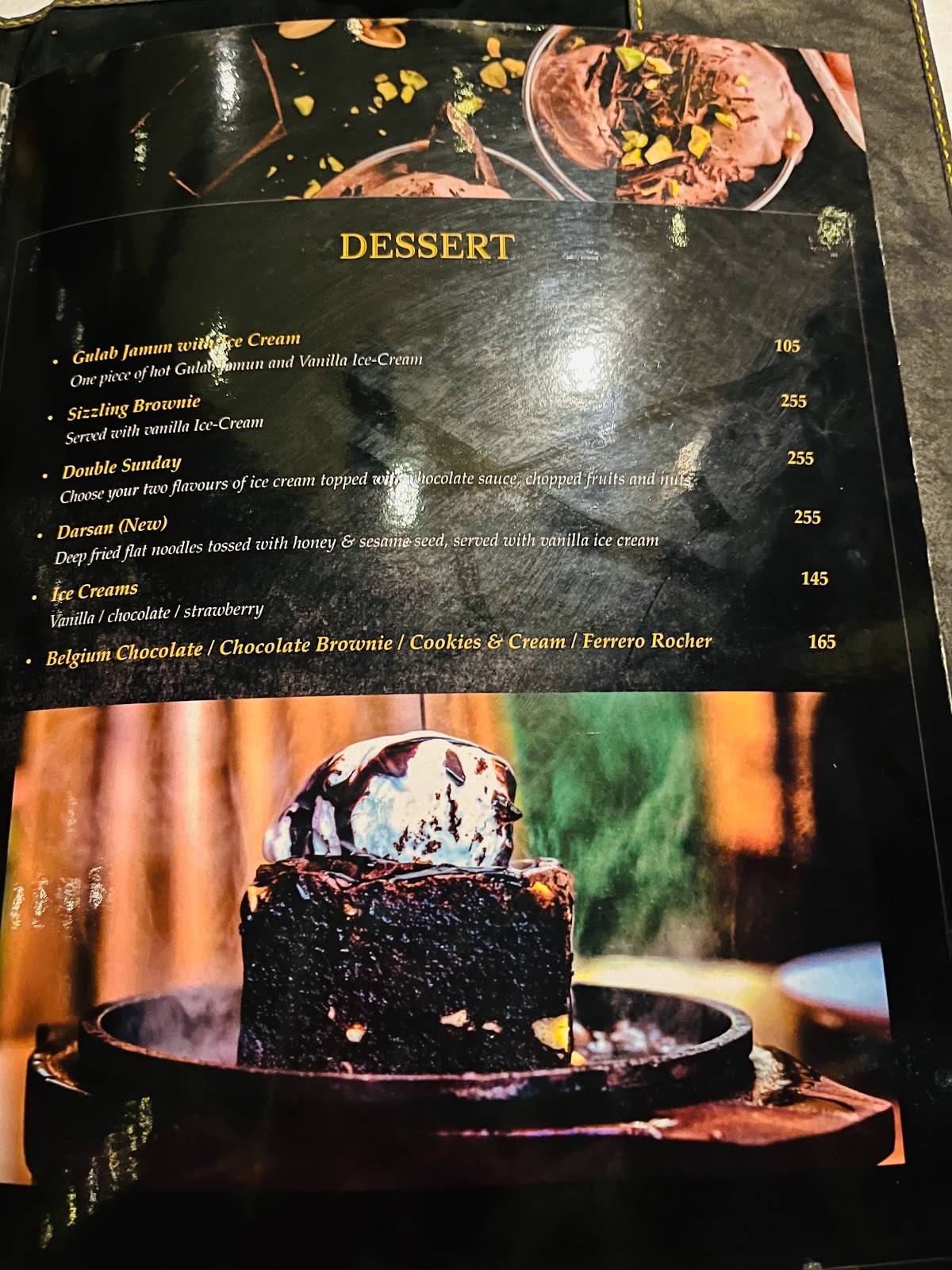 Menu at Sizzling Salsa, Dumas, Rajhans Belliza (B