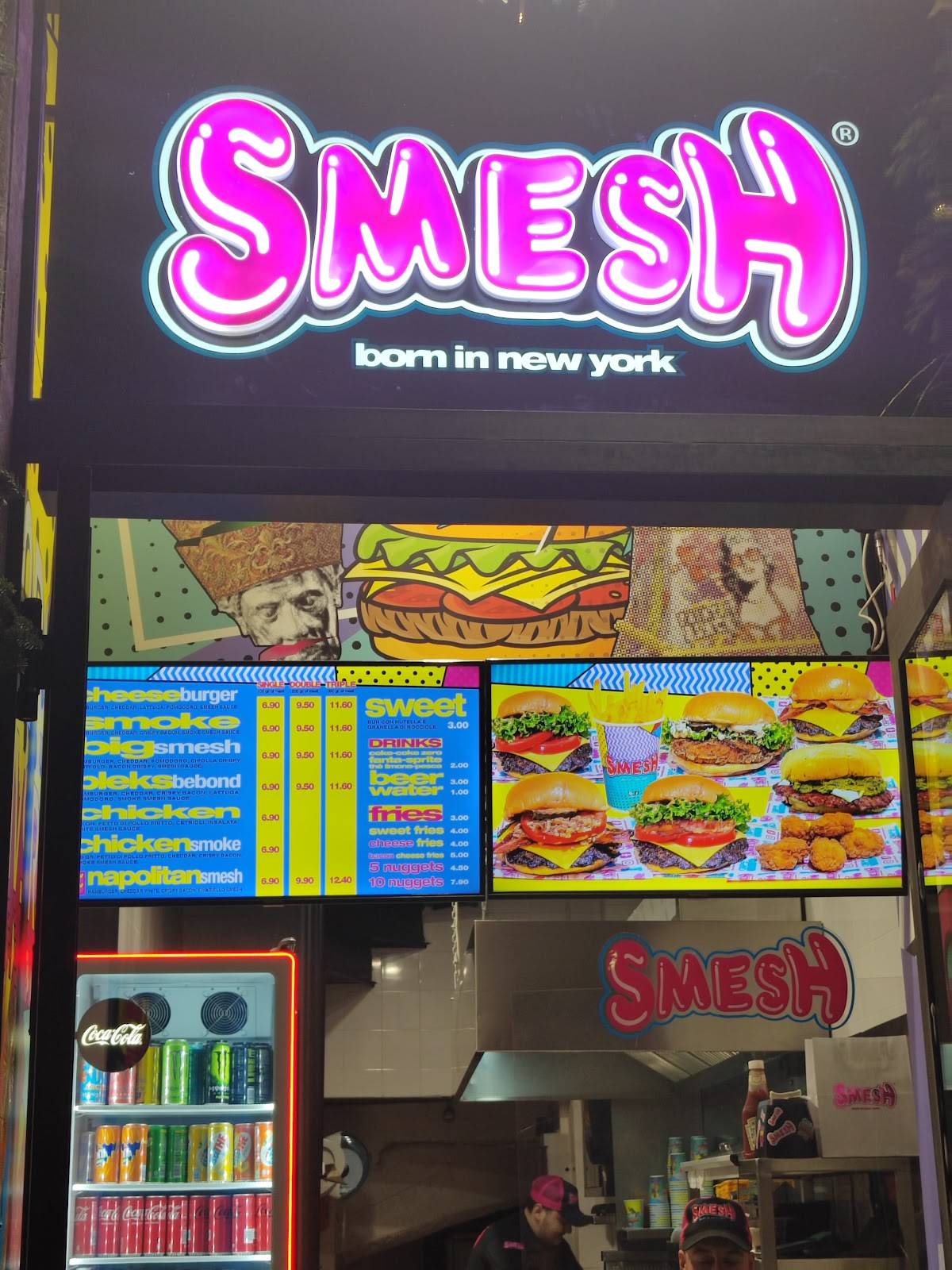 Menu da Smesh Burger ristorante, Napoli