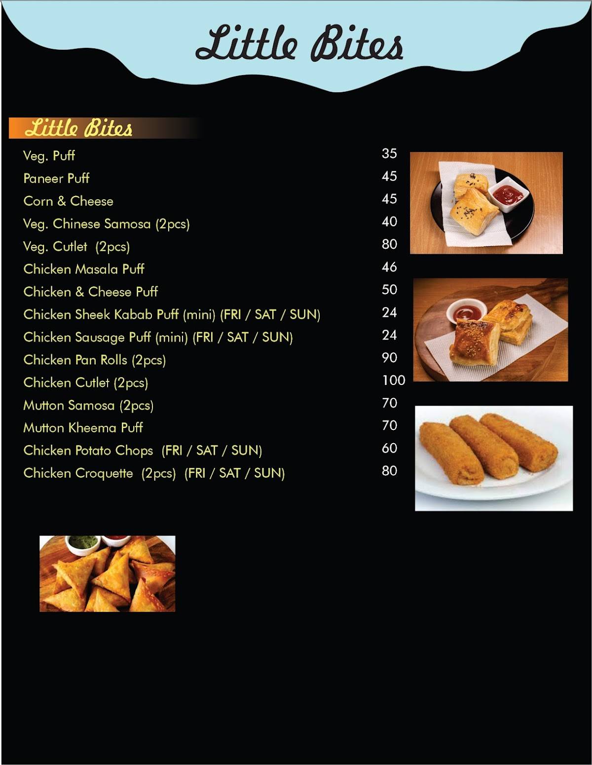 Menu at St. Anthony's Bakery, Thane, shop no 1
