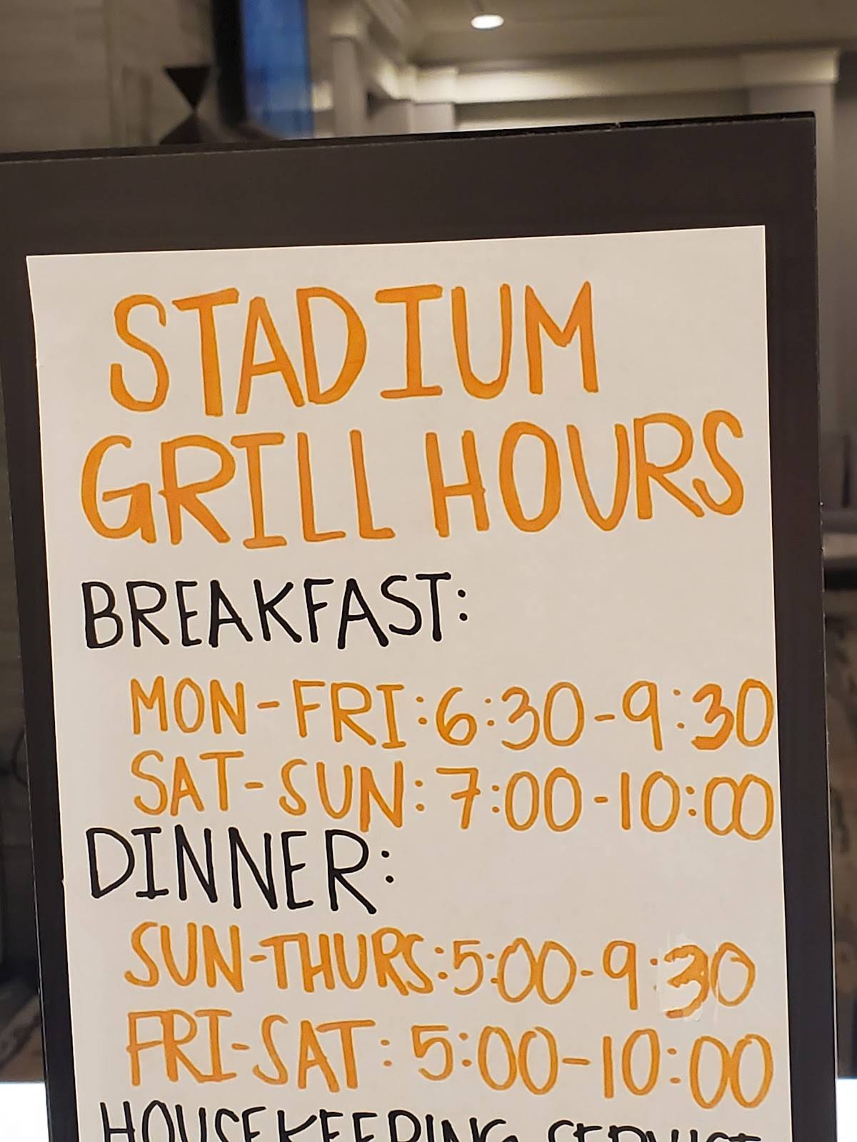 Menu at Stadium Bar & Grill, Corvallis