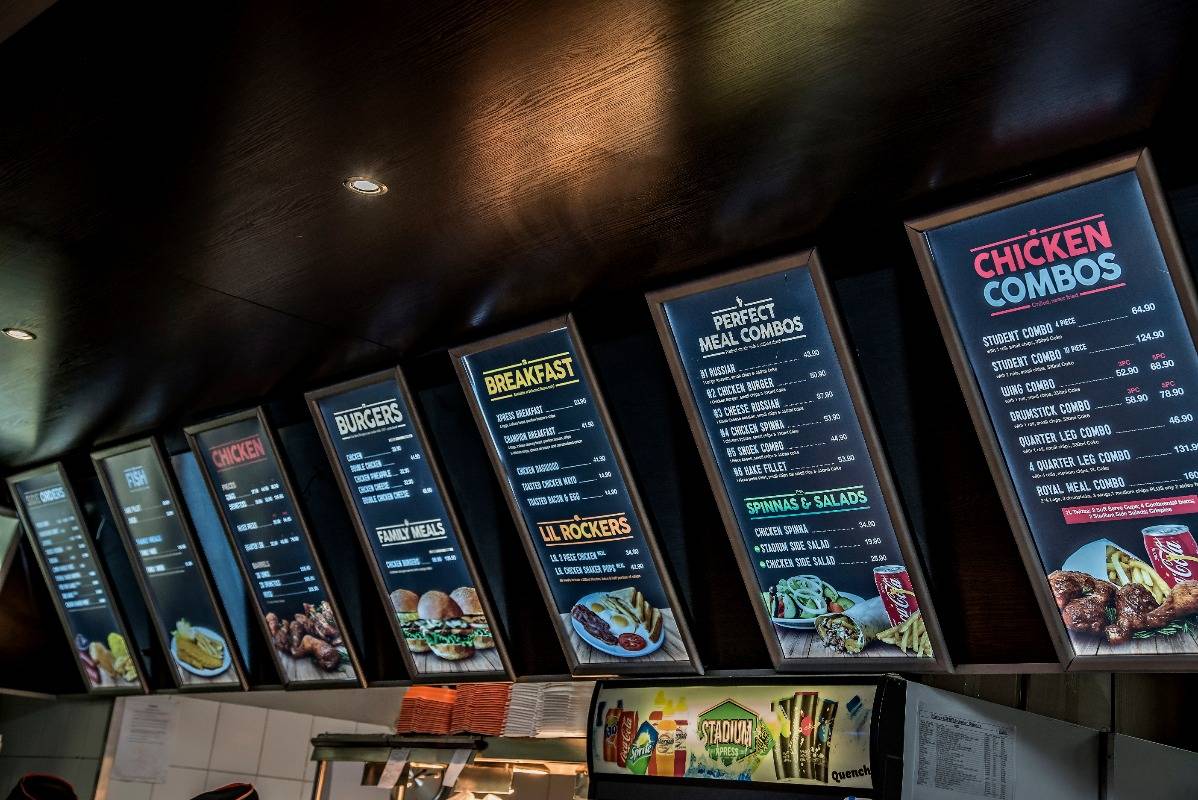 Menu at Stadium Express Botshabelo restaurant, Botshabelo