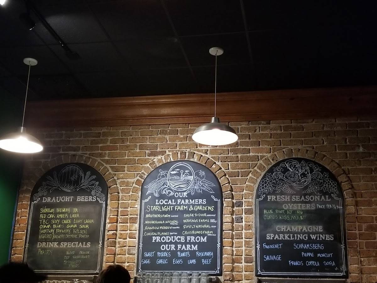 Menu at Starlight Cafe and Farm, Greenville